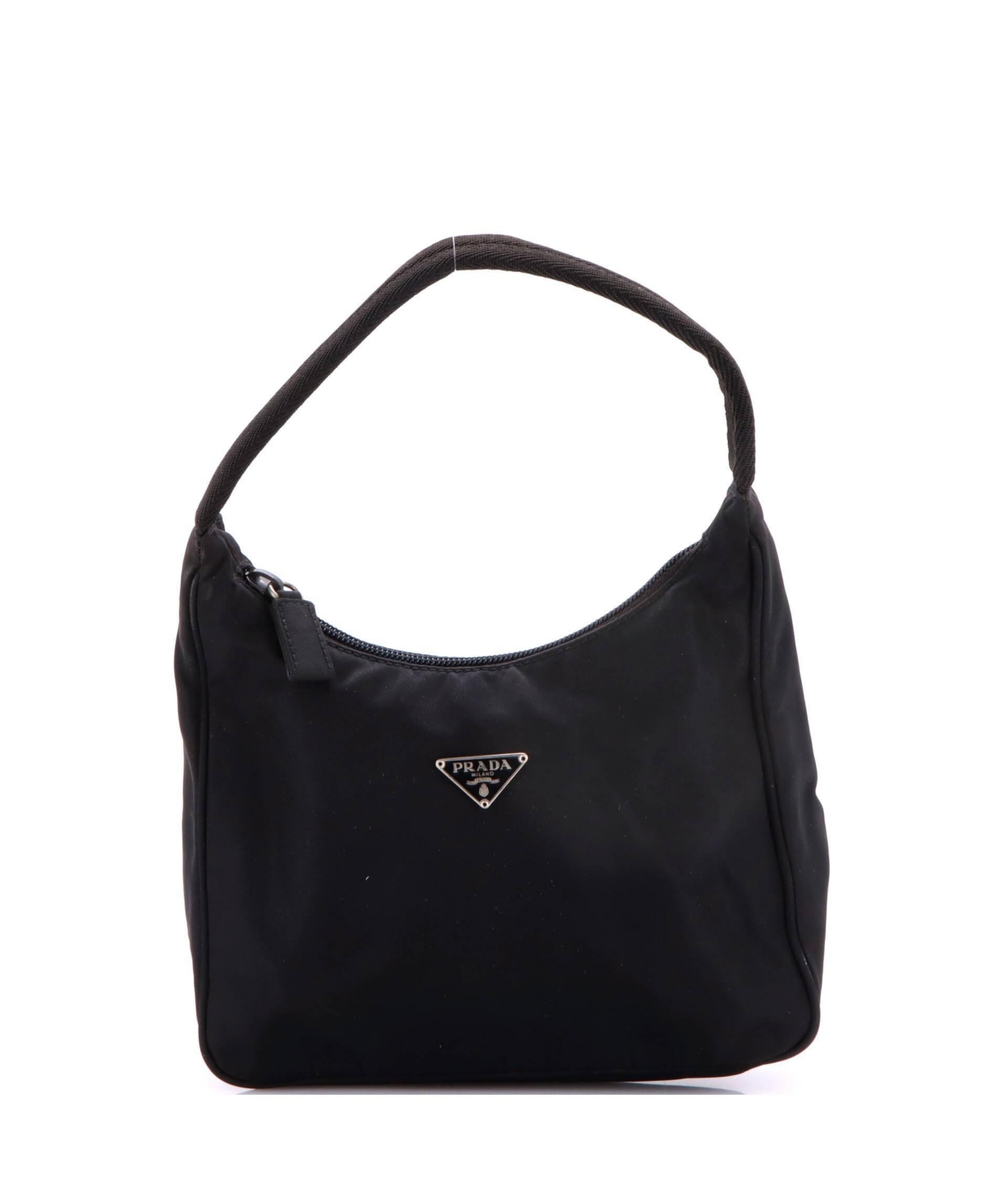 Click here for Pre-Owned Prada Mini Hobo Tessuto - Black prices