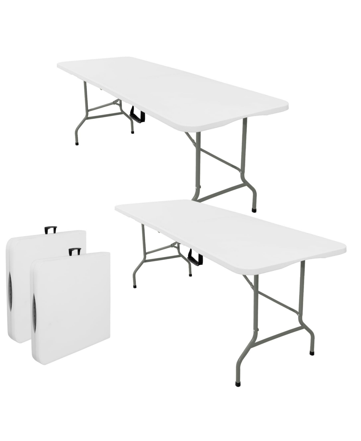 Click here for Piscifun Set Of 2 Folding Tables Carrying Handle L... prices
