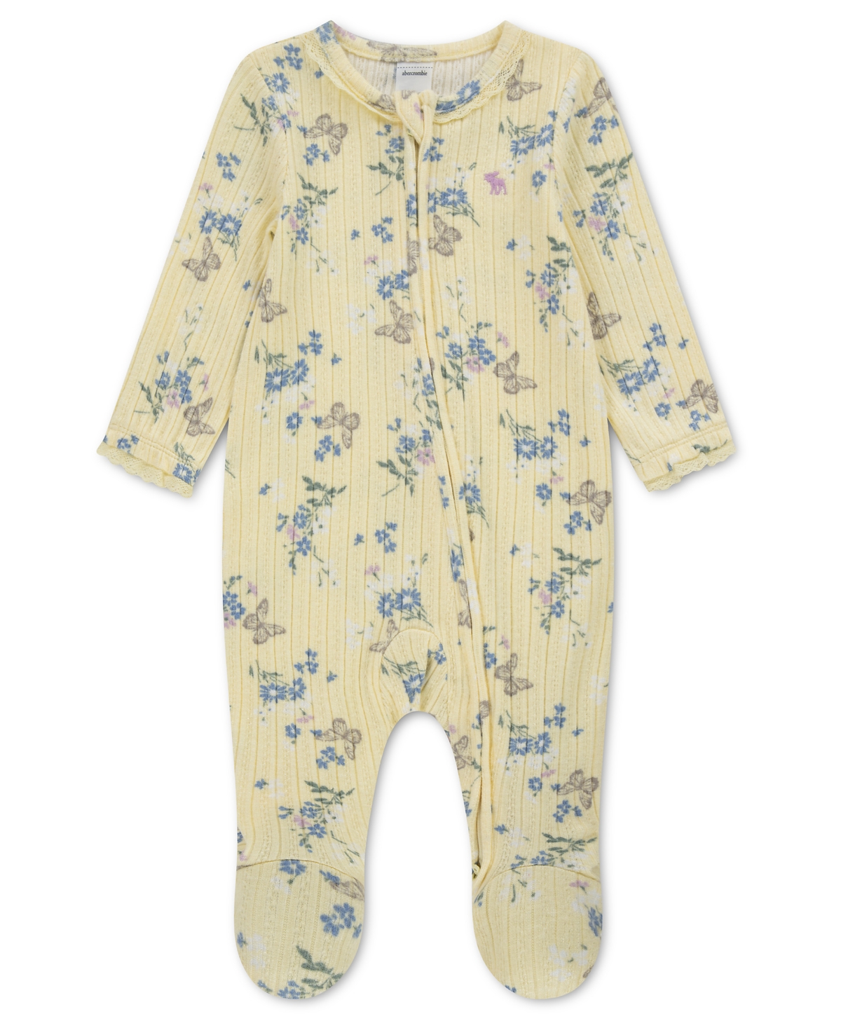 Click here for abercrombie kids Baby Girls Lace Long-Sleeve Foote... prices