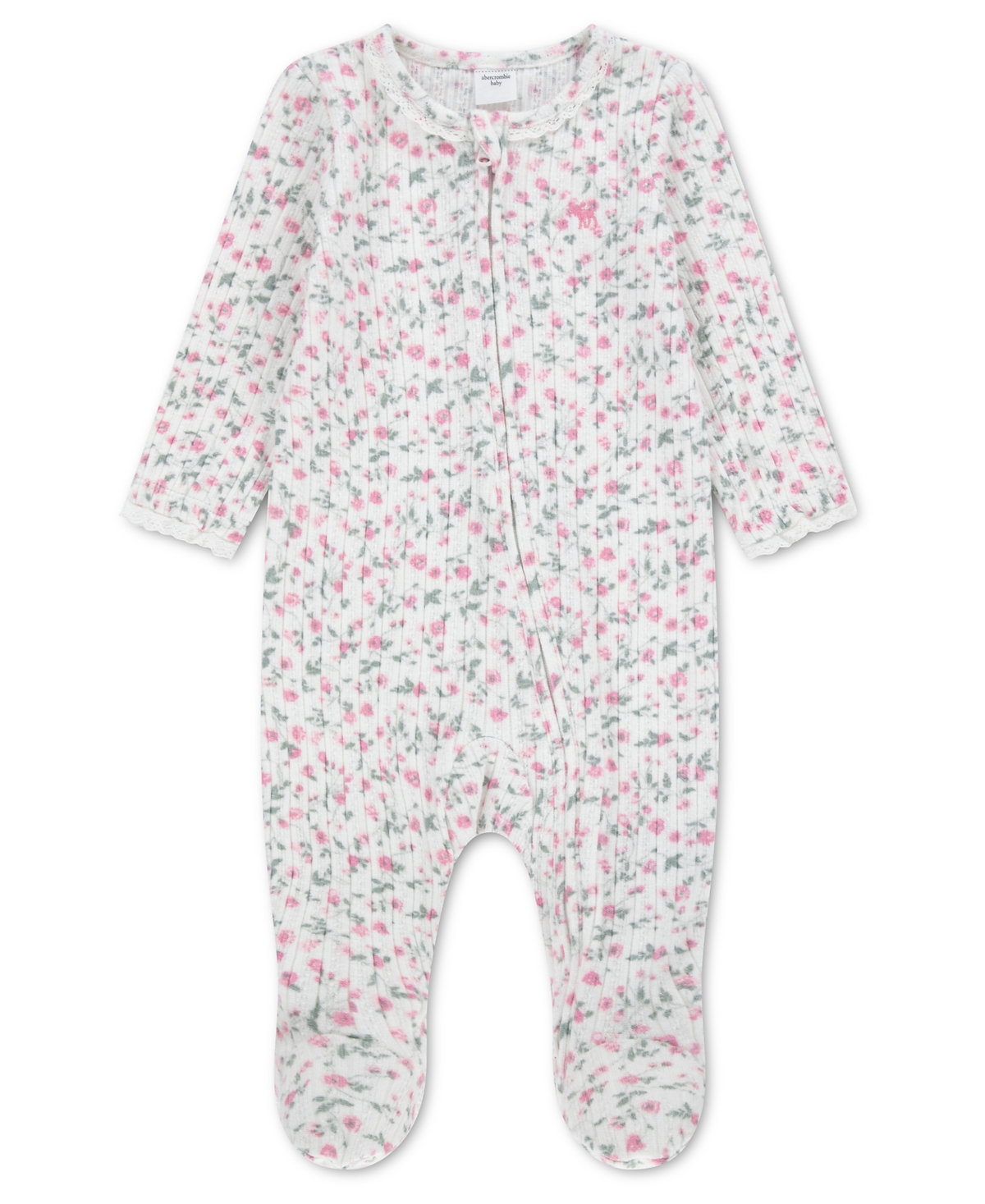 Click here for abercrombie kids Baby Girls Lace Long-Sleeve Foote... prices