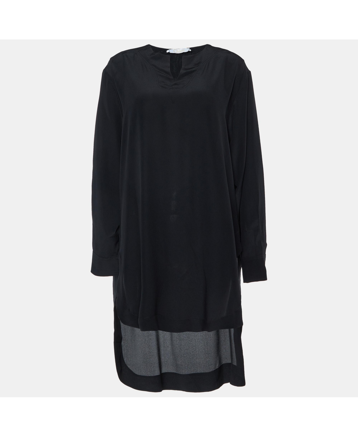 Click here for Pre-Owned Chloe Womens Silk Loose Fit Mini Dress prices