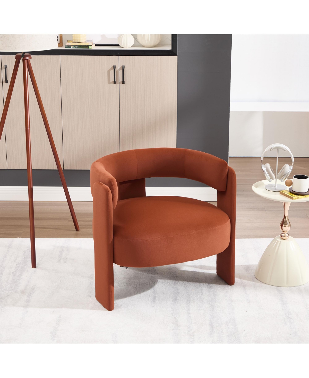 Click here for Clihome Velvet Accent Chair  Modern Armchair with... prices