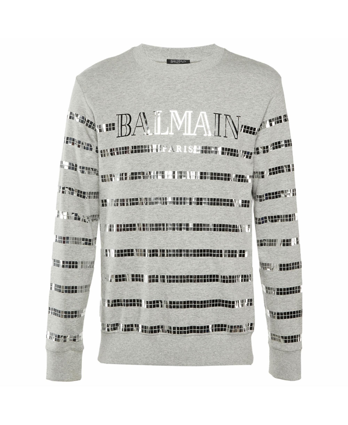 Click here for Pre-Owned Balmain Mens Metallic Logo Print Cotton... prices