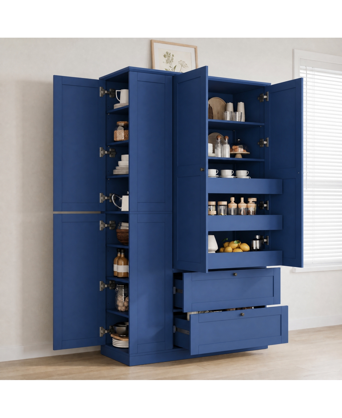 Click here for Streamdale Furniture 73.6 Farmhouse Kitchen Pantry... prices