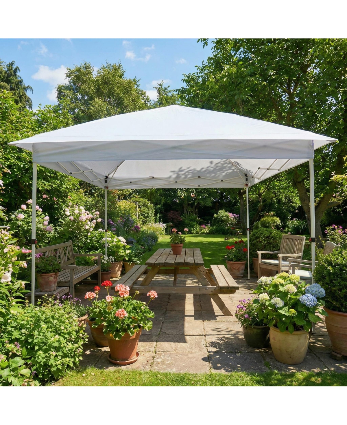 Click here for homfan Heavy Duty Pop Up Canopy Tent - Foldable Ou... prices
