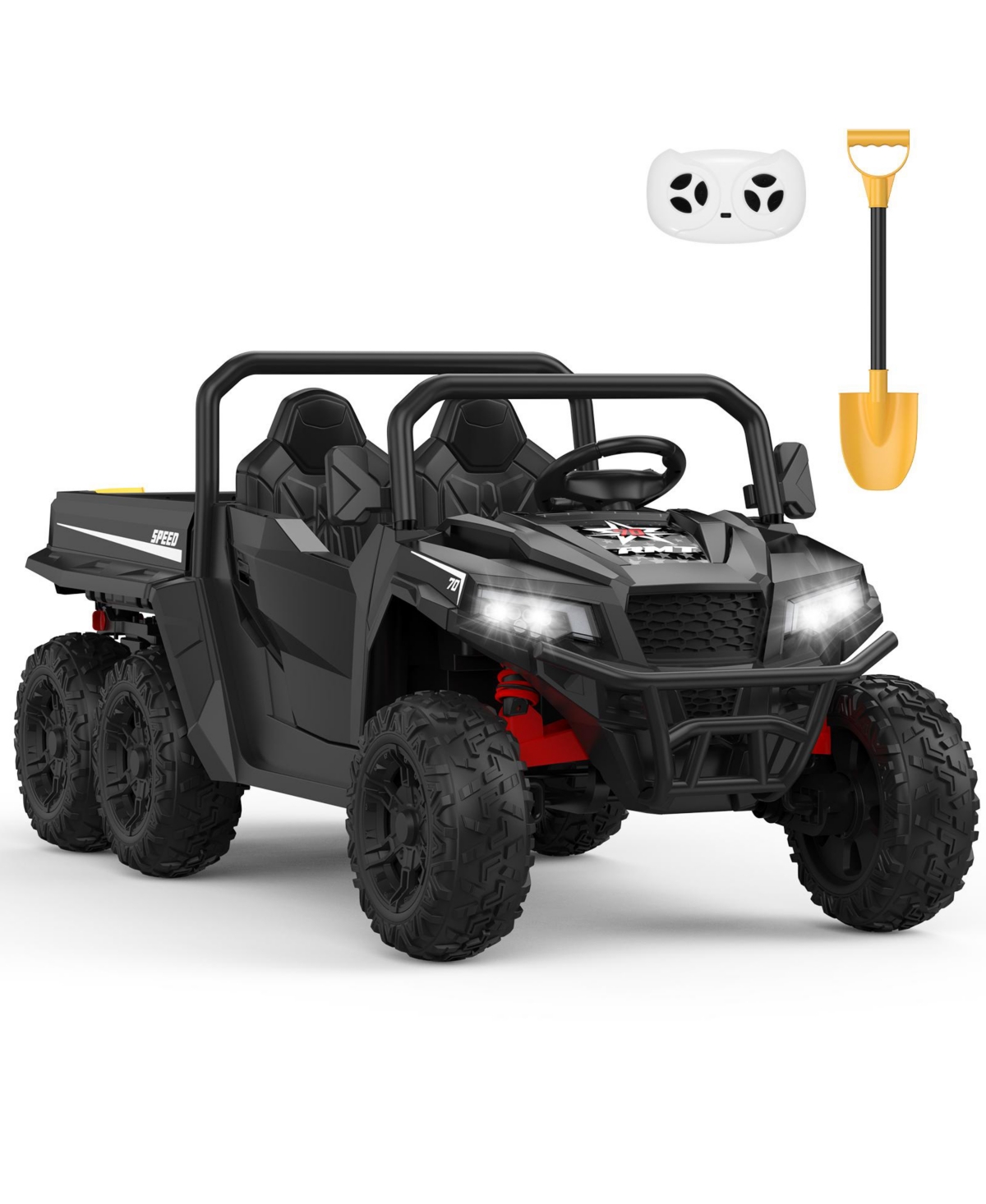 Click here for homfan 24V 6 Wheel Ride-On Dump Truck with Electri... prices