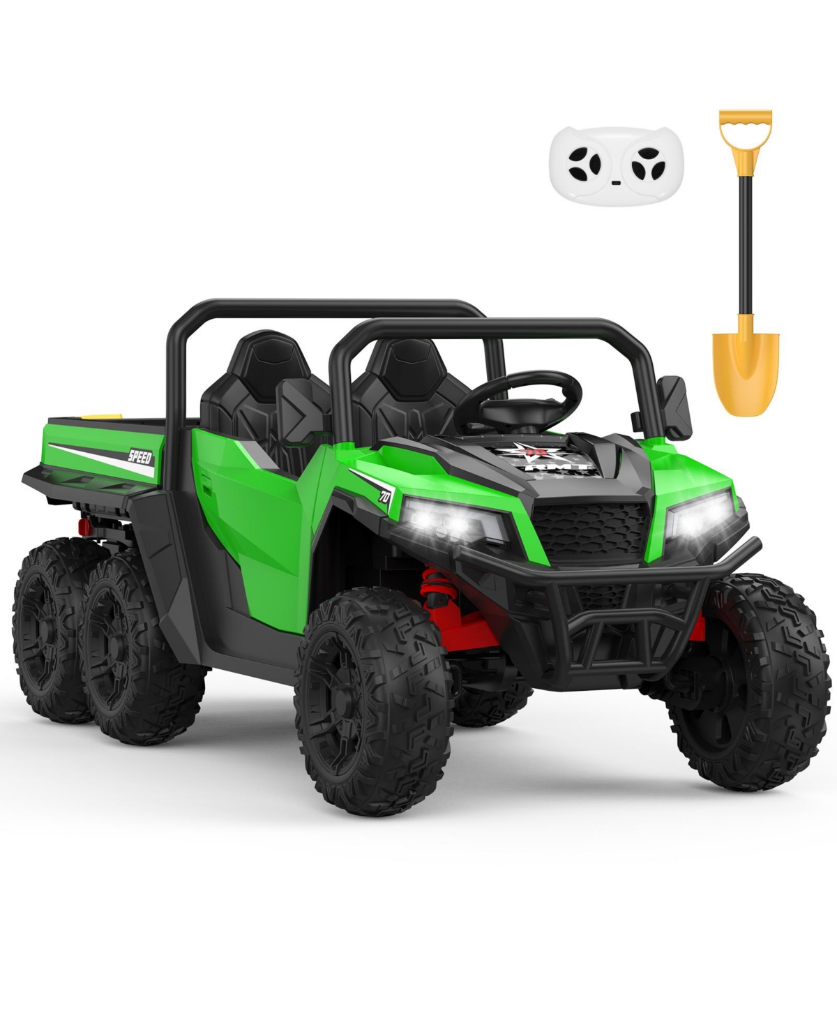 Click here for homfan 24V 6 Wheel Ride-On Dump Truck with Electri... prices