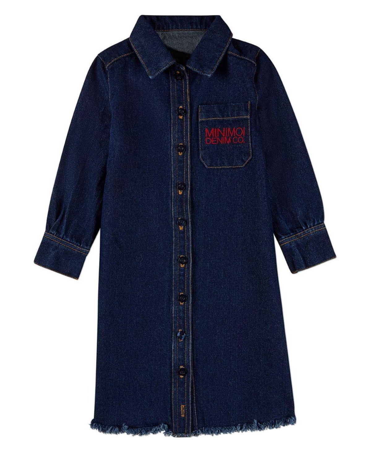 Click here for MeMoi Toddler Girls 3T 100 Cotton Denim Shirt-Coll... prices