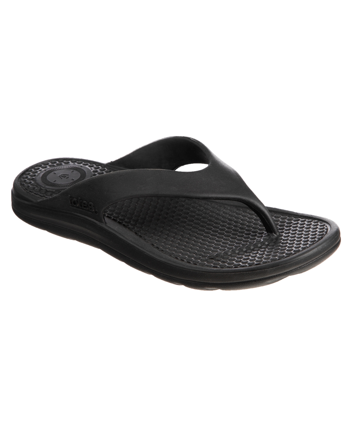 Click here for Totes Mens Ara Thong Sandals - Black prices