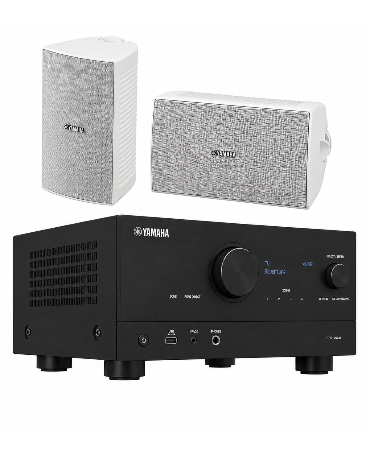 Click here for Yamaha Rx-V4A 5.2 Av Receiver with Ns-AW294WH Spea... prices