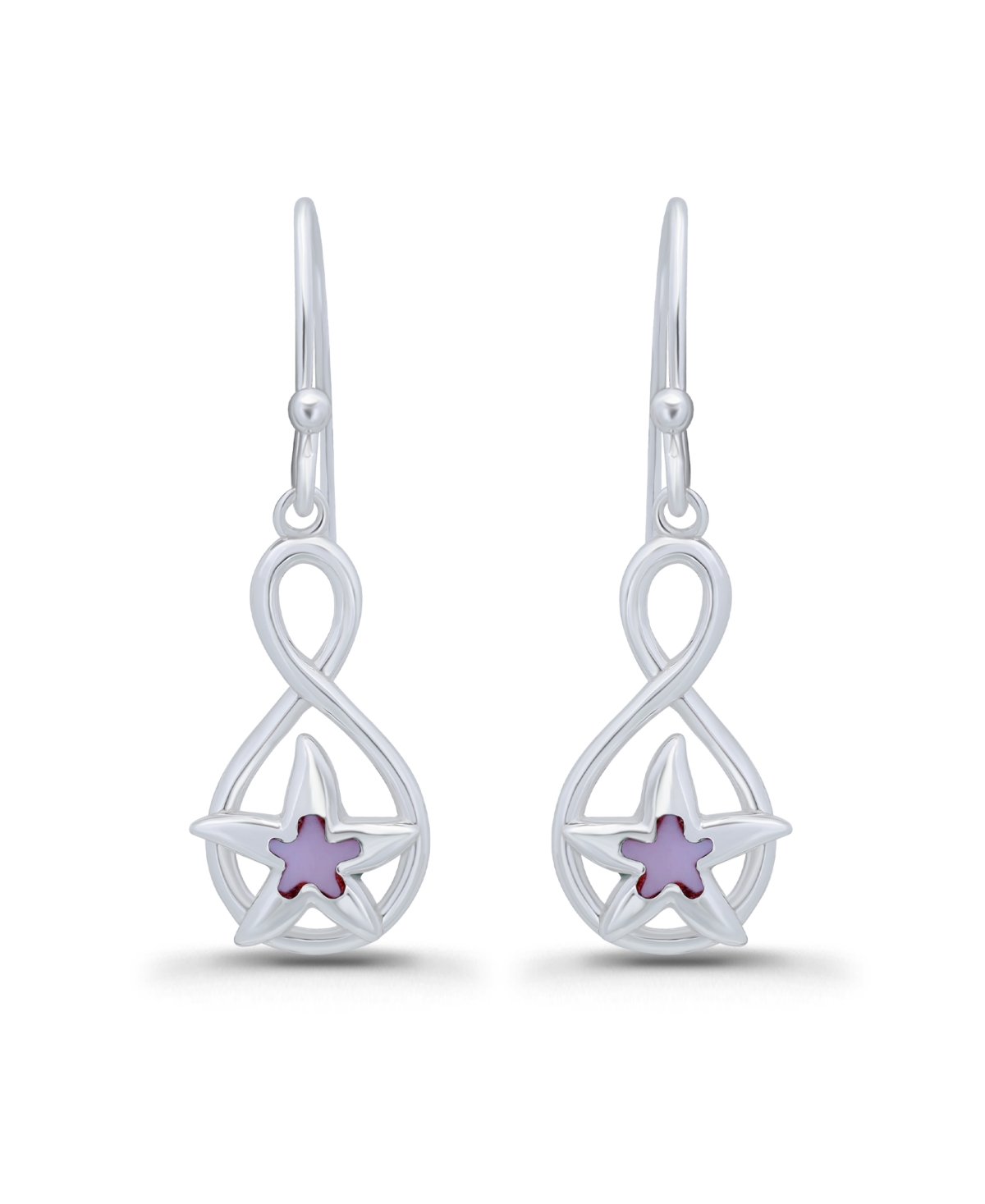 Click here for Macys Pink Shell Inlay Fine Silver-Plated Starfish... prices