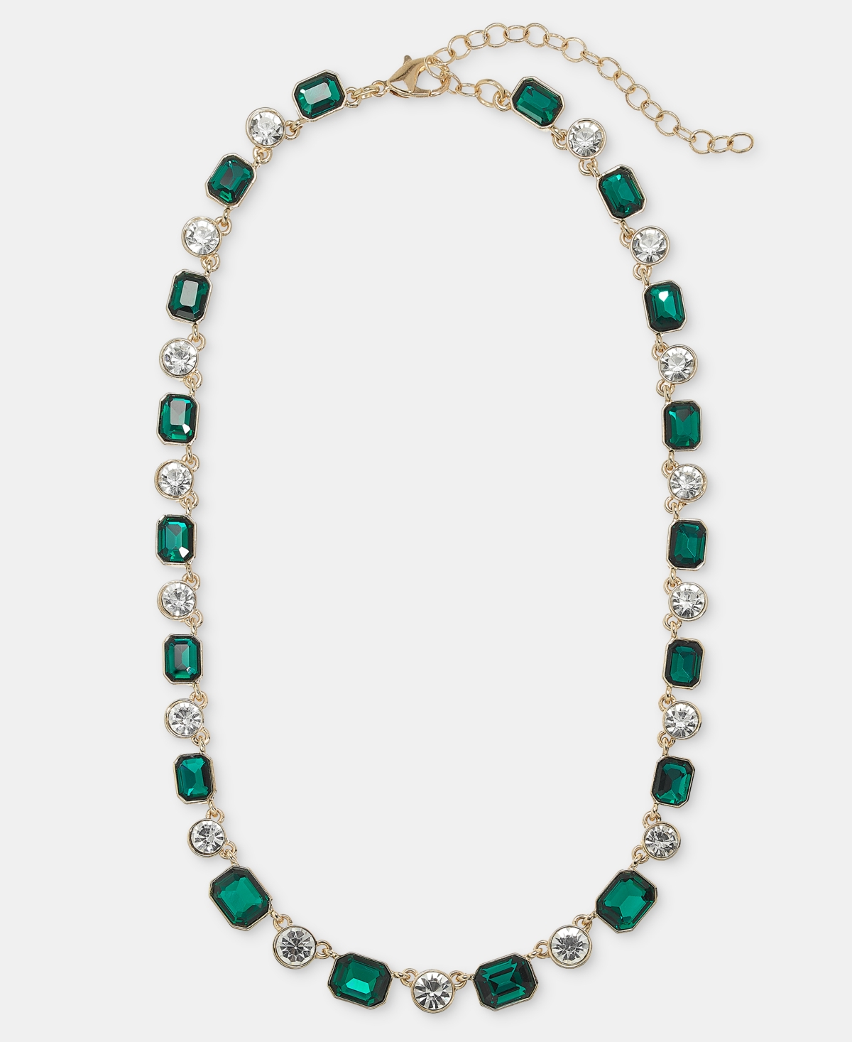 Click here for Anne Klein Crystal All-Around Collar Necklace  16... prices