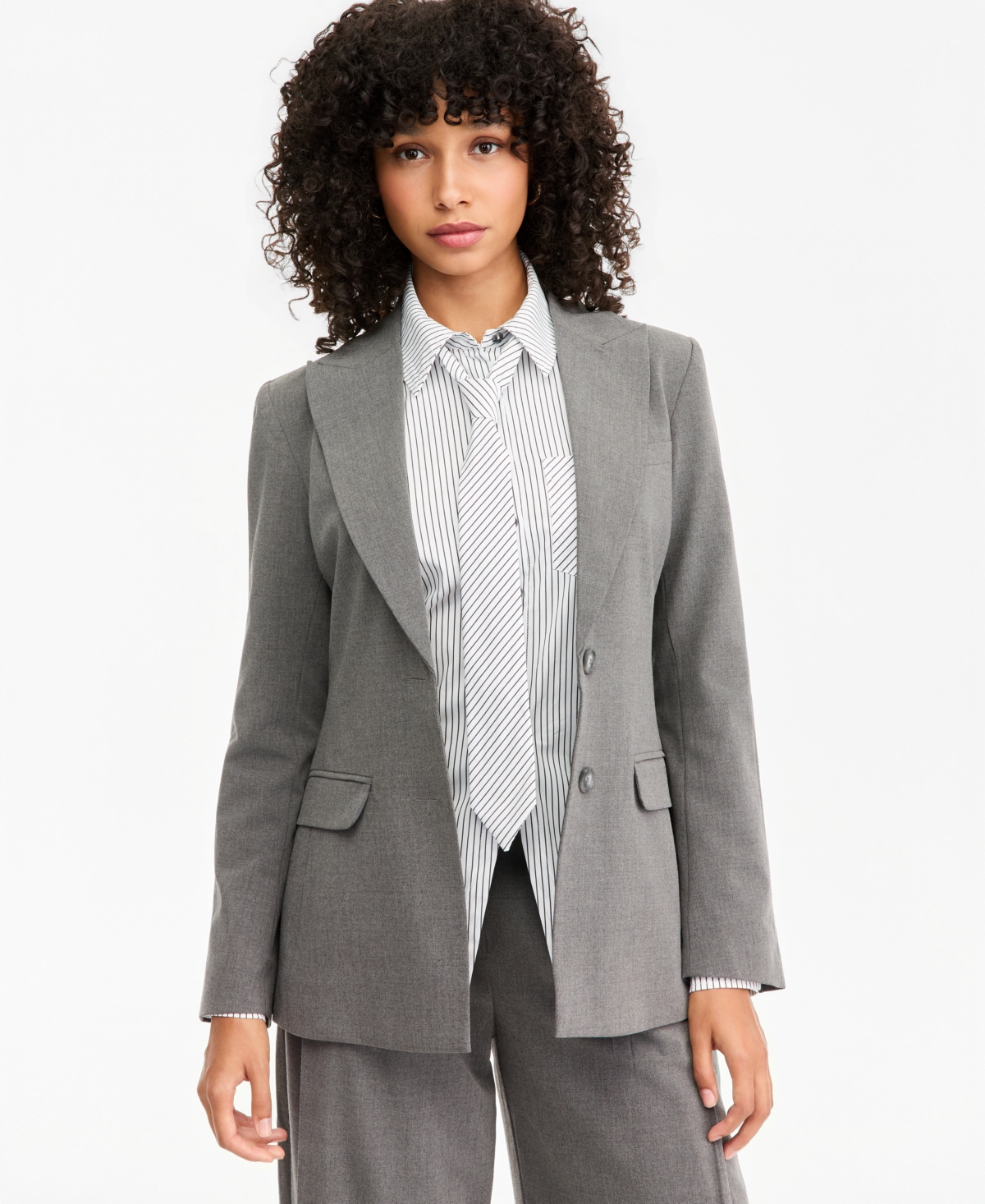 Click here for Bar Iii Womens Faux-Leather Sculpted Blazer  Macys... prices