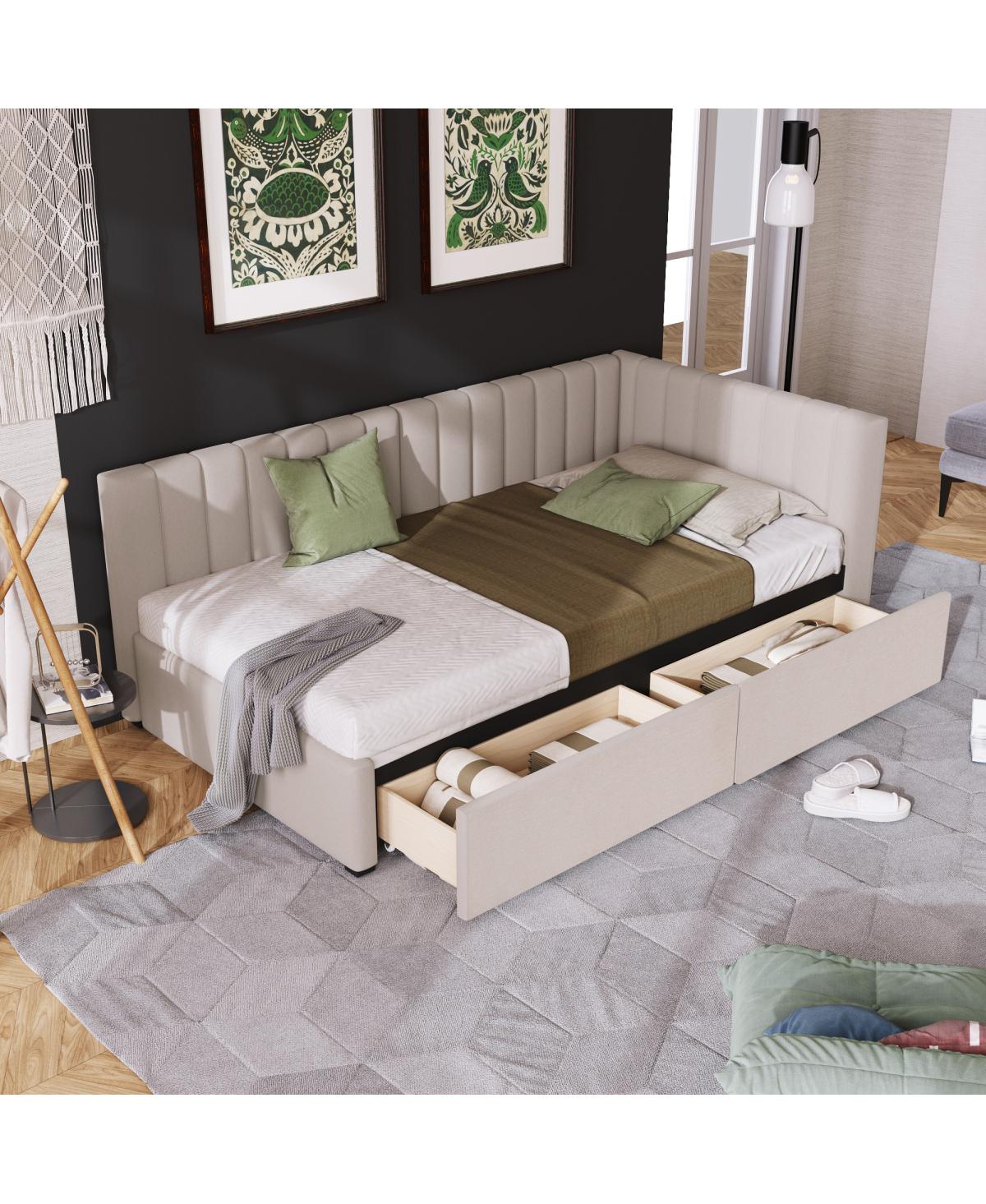 Click here for Streamdale Furniture Twin Size Upholstered Daybed... prices