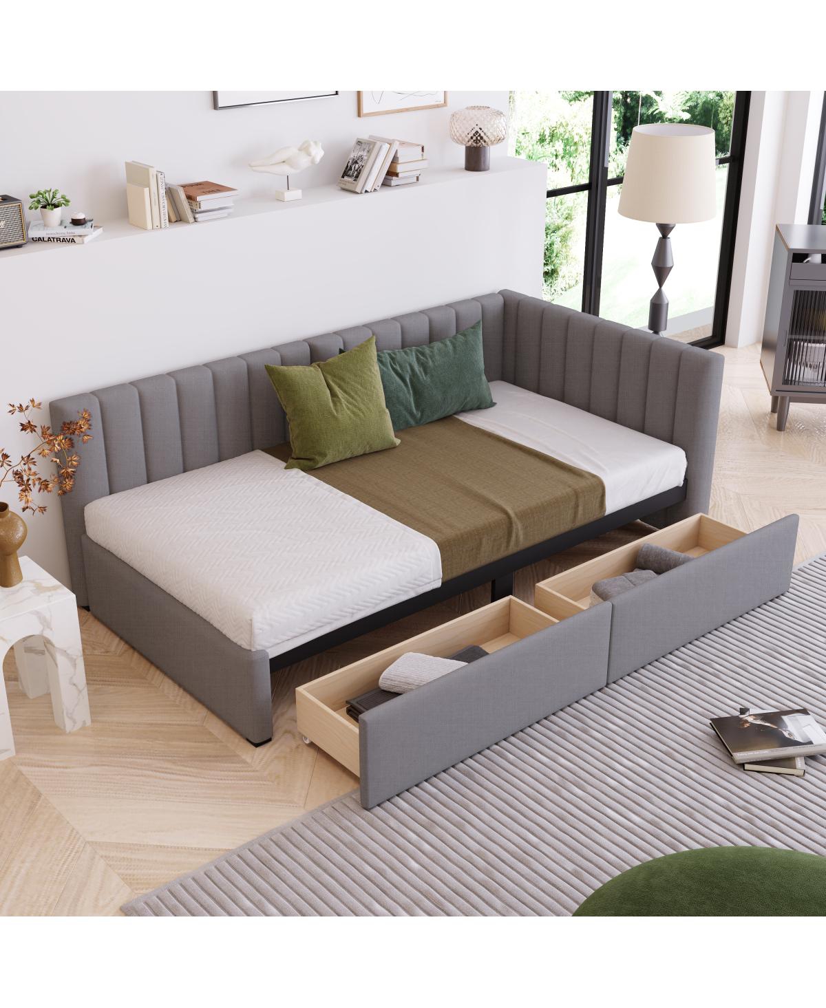 Click here for Streamdale Furniture Twin Size Upholstered Daybed... prices