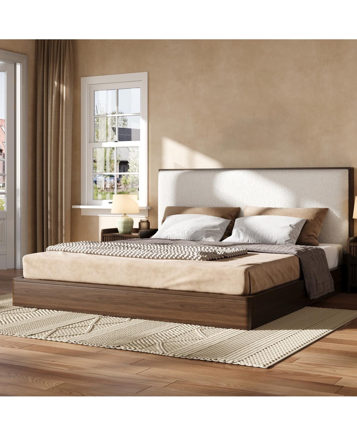 Click here for Streamdale Furniture Solid Wood King Platform Bed... prices
