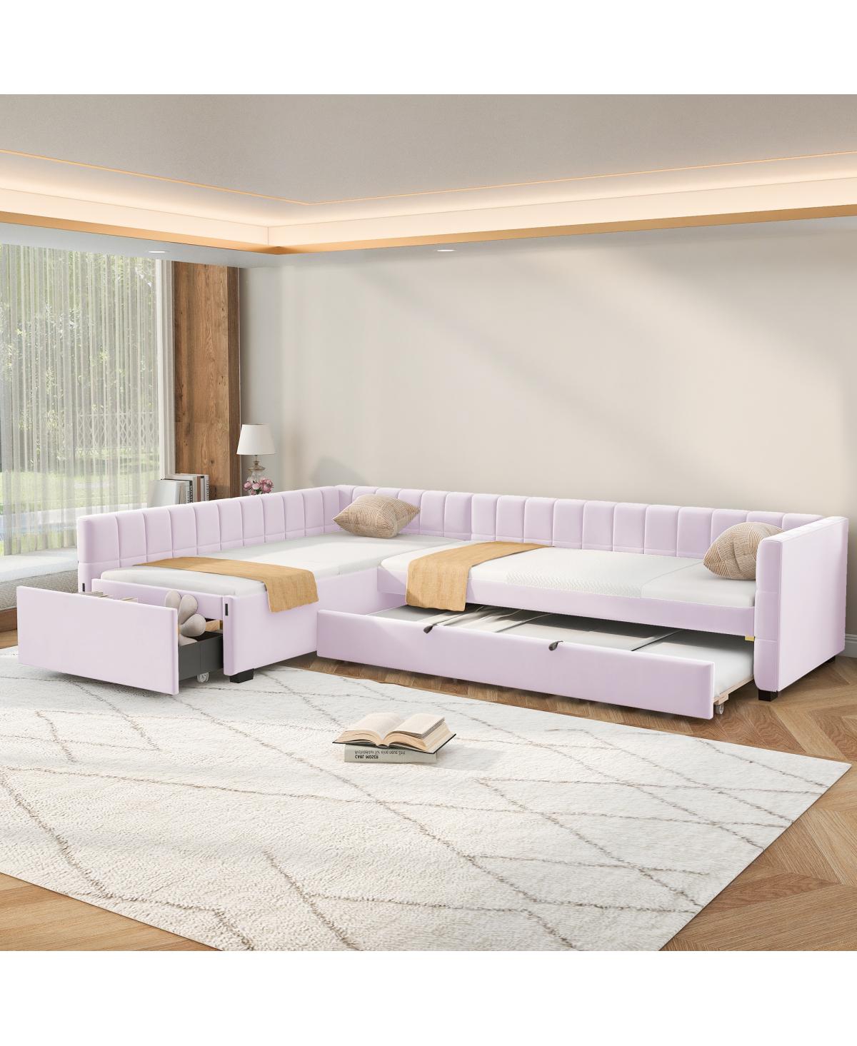 Click here for Streamdale Furniture L-Shaped Upholstered Twin Day... prices