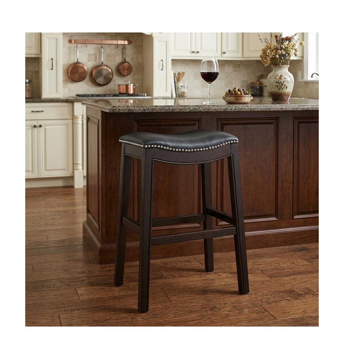 Click here for HomeRoots 26 Solid Wood Backless Counter Height Ba... prices