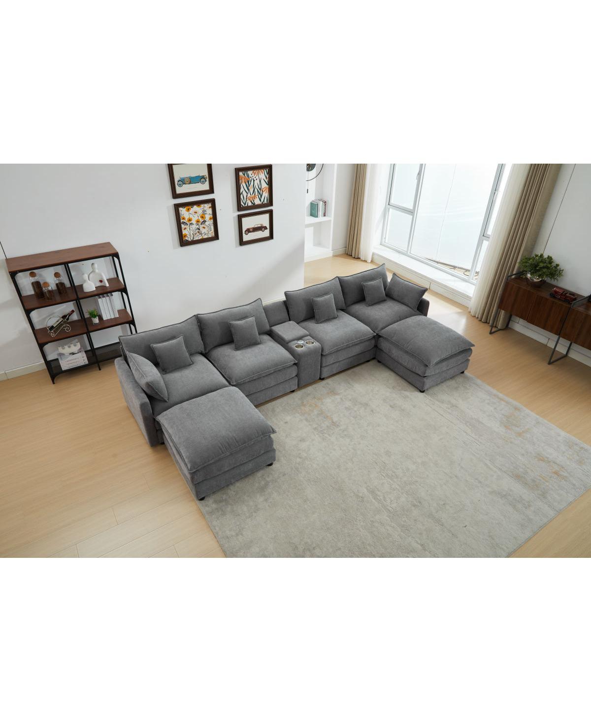 Click here for Streamdale Furniture Modular U-Shaped Cloud Sectio... prices