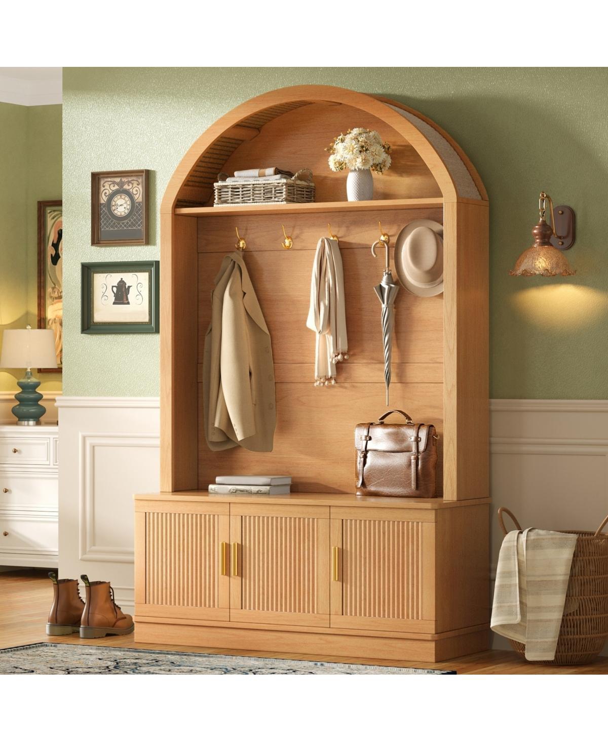 Click here for Streamdale Furniture Farmhouse Arched Hall Tree wi... prices