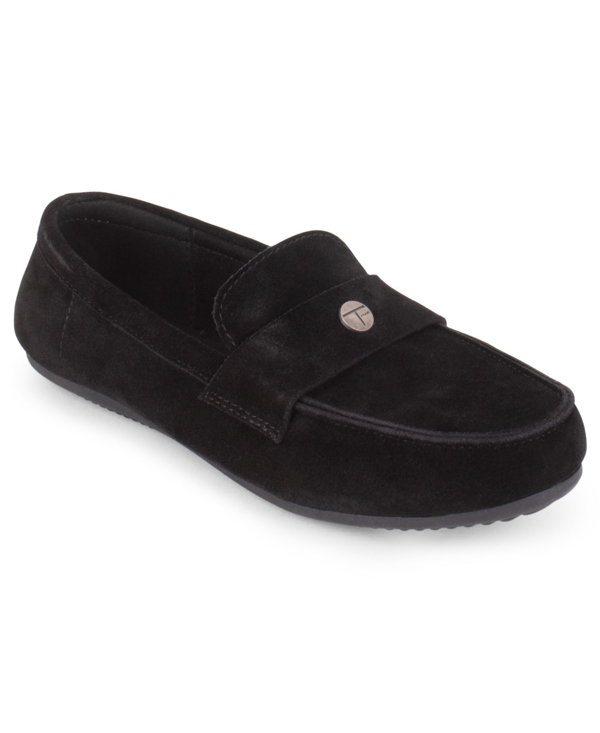 Click here for Tahari Womens Bendel Suede Slip-On Loafers - Black prices