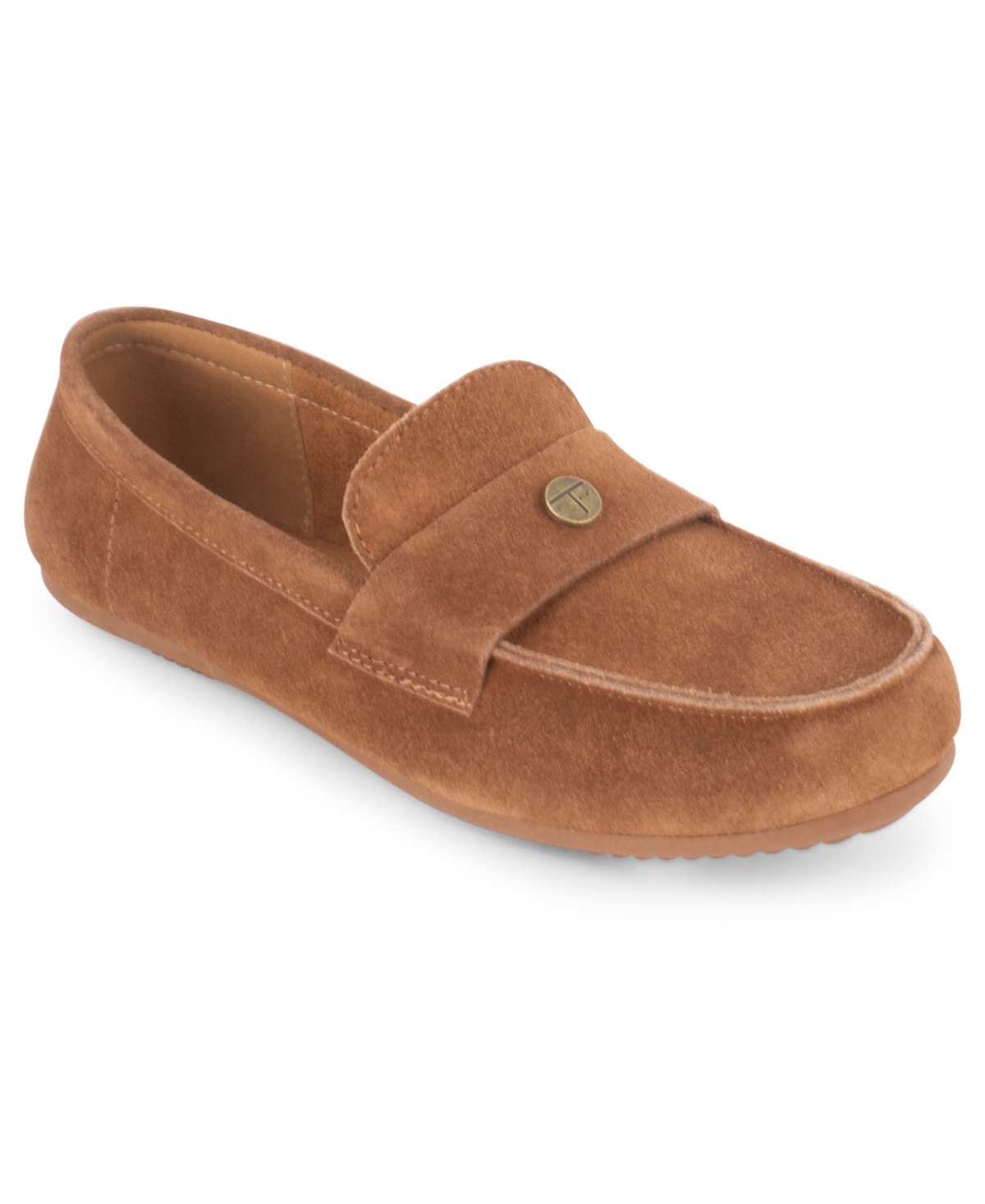 Click here for Tahari Womens Bendel Suede Slip-On Loafers - Whisk... prices