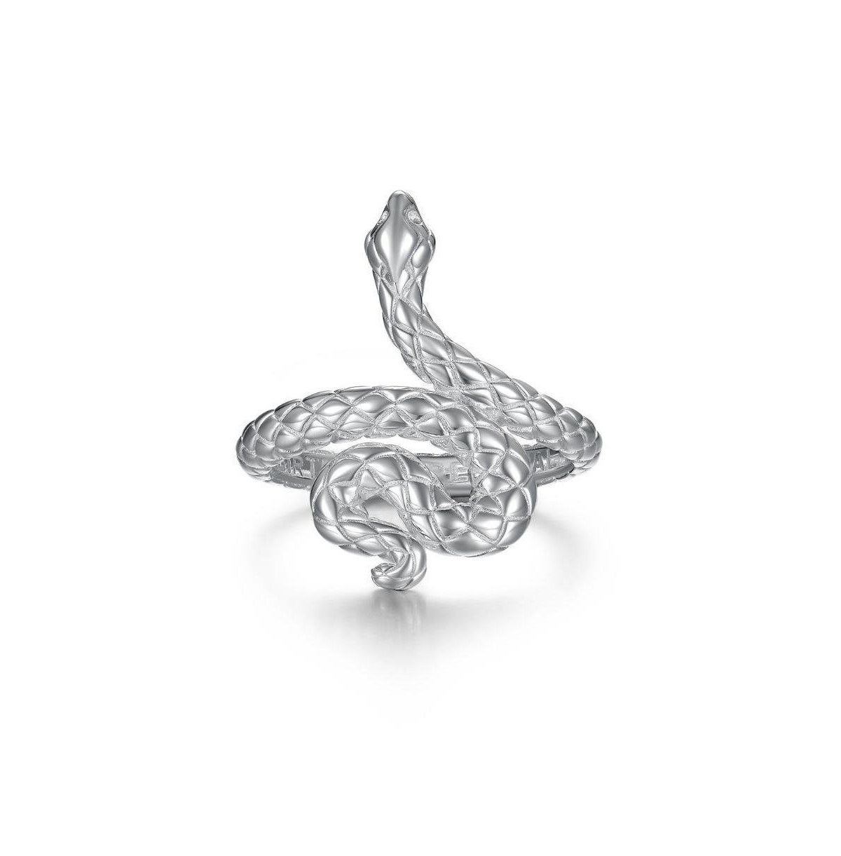 Click here for Mantra Rebirth and Renewal Snake Ring - Silver prices