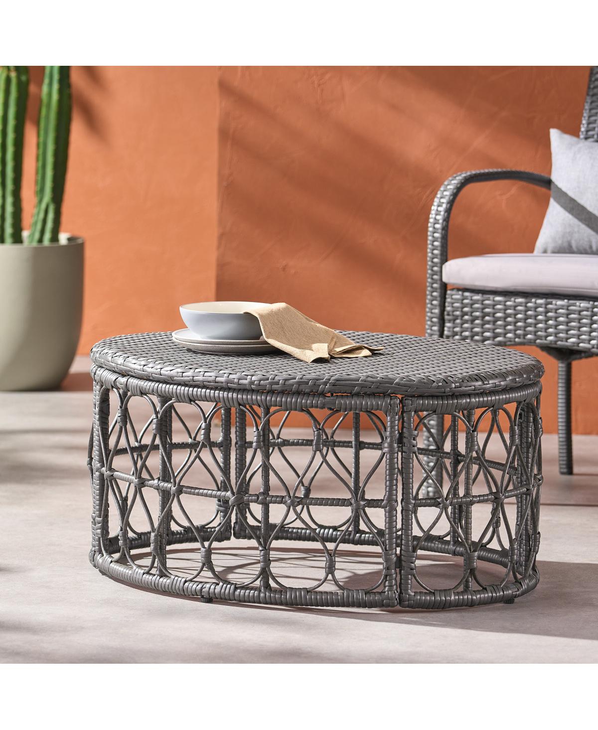 Click here for Streamdale Furniture Boho Wicker Outdoor Coffee Ta... prices