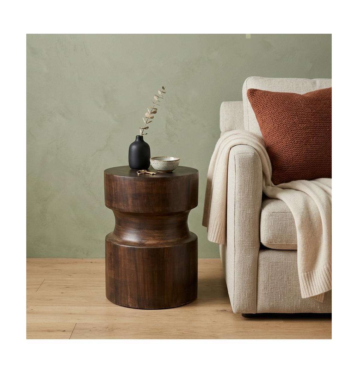 Click here for HomeRoots 16 Solid Wood Round End Table - No prices