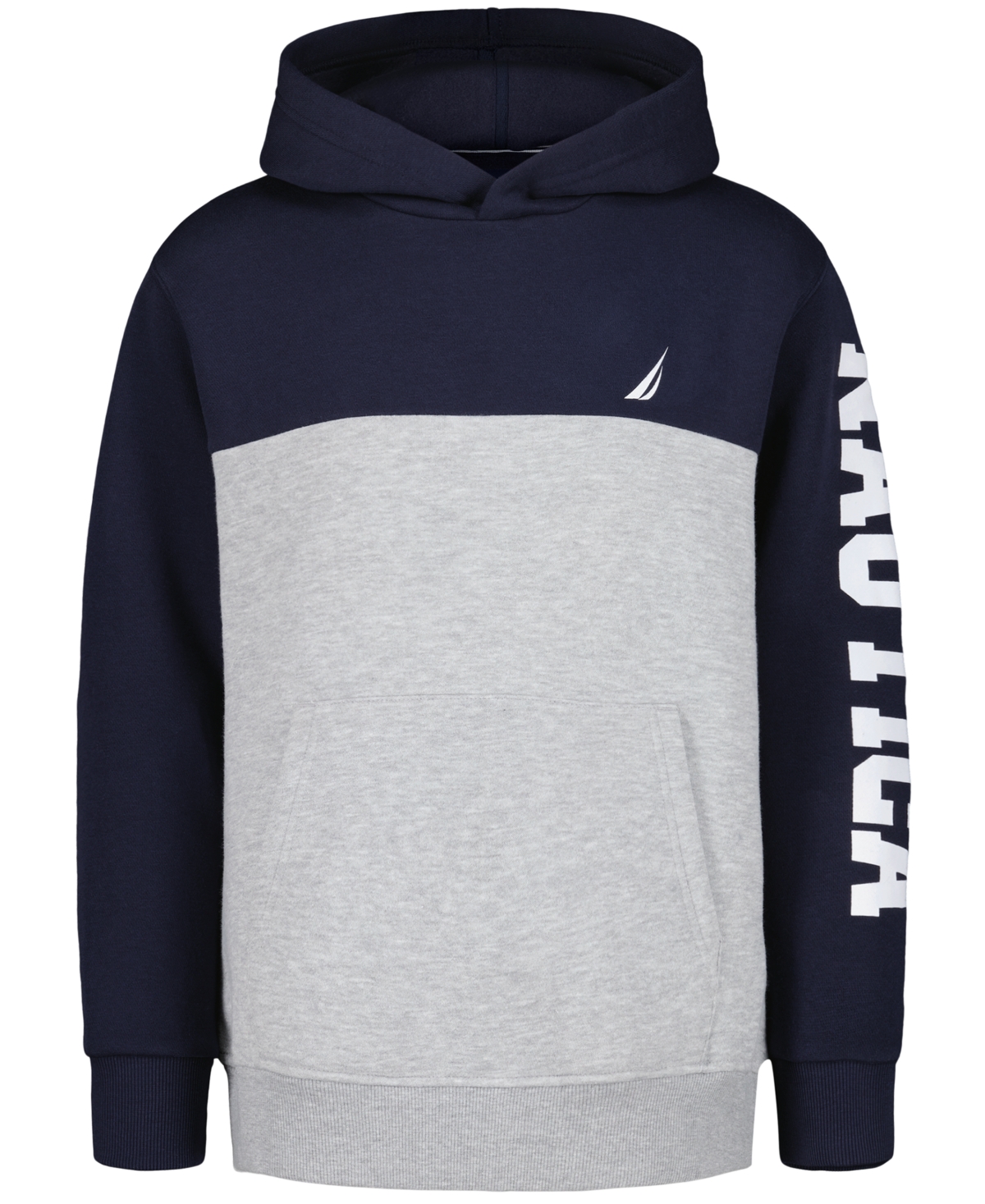 Click here for Nautica Boys 8-20 Color-Blocked Fleece Hoodie - Na... prices