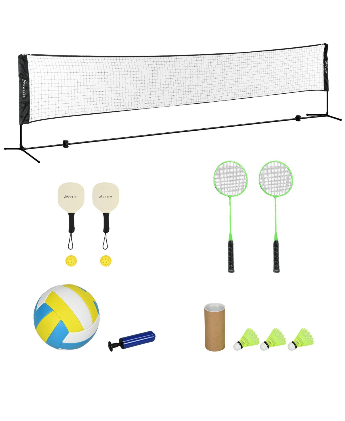 Click here for Zeny Adjustable Outdoor Game Set with Net for Badm... prices