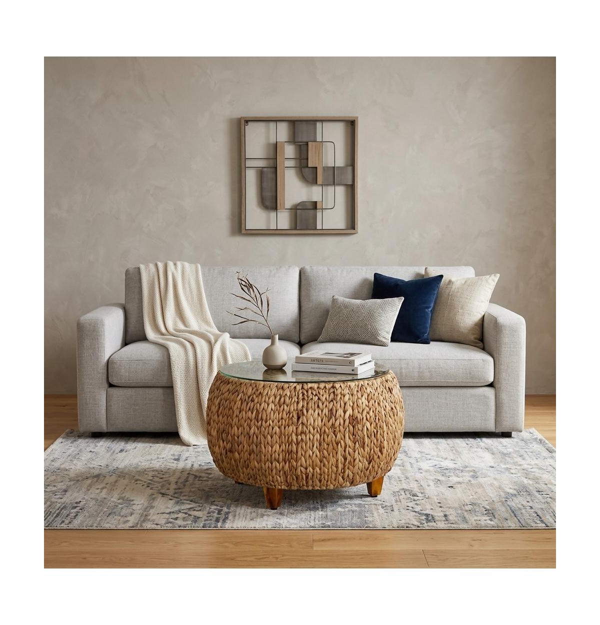 Click here for HomeRoots 28 Glass and Solid Wood Square Coffee Ta... prices