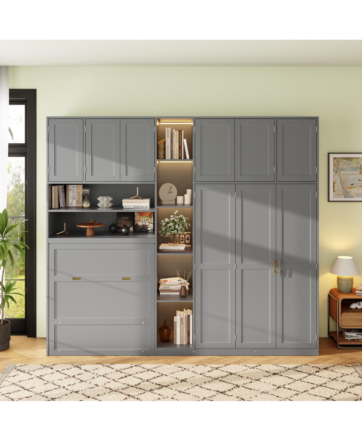 Click here for Streamdale Furniture Twin Murphy Cabinet Bed with... prices