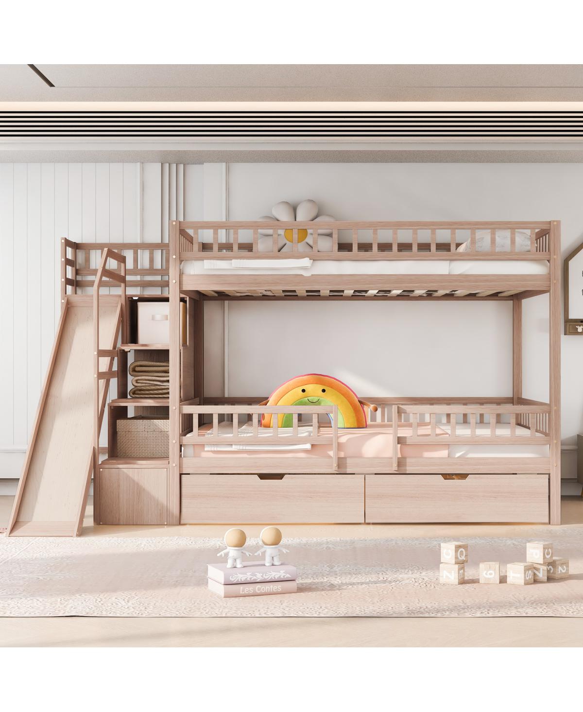 Click here for Streamdale Furniture Full over Full Bunk Bed with... prices
