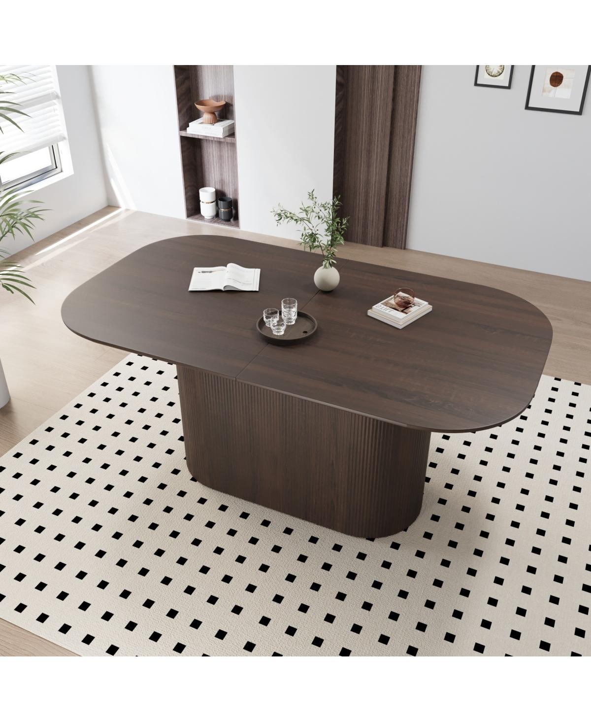 Click here for Streamdale Furniture 63 Mdf Dining Table with Vert... prices