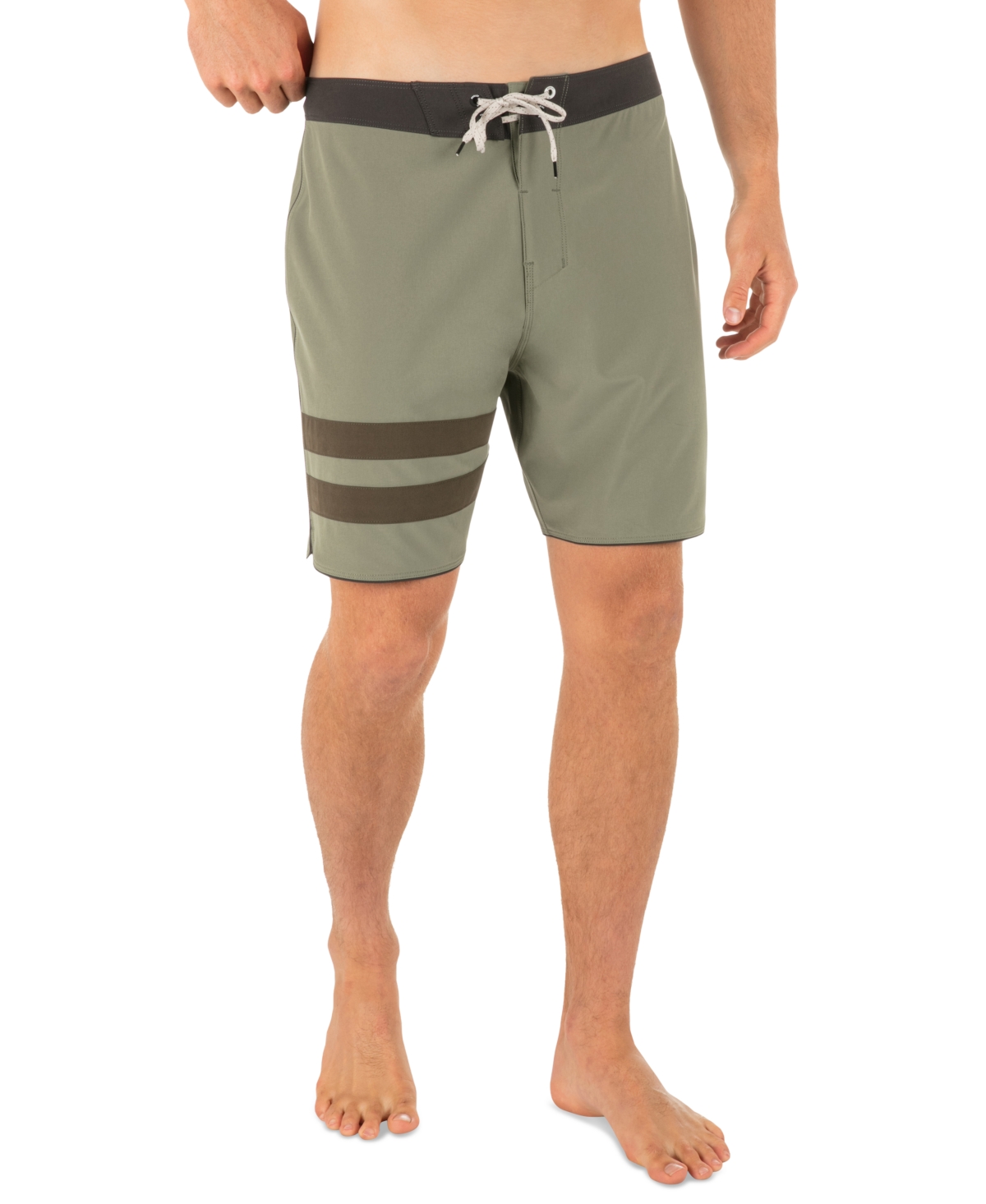 Click here for Hurley Mens Phantom Eco Block Party Solid 7 Swimsu... prices
