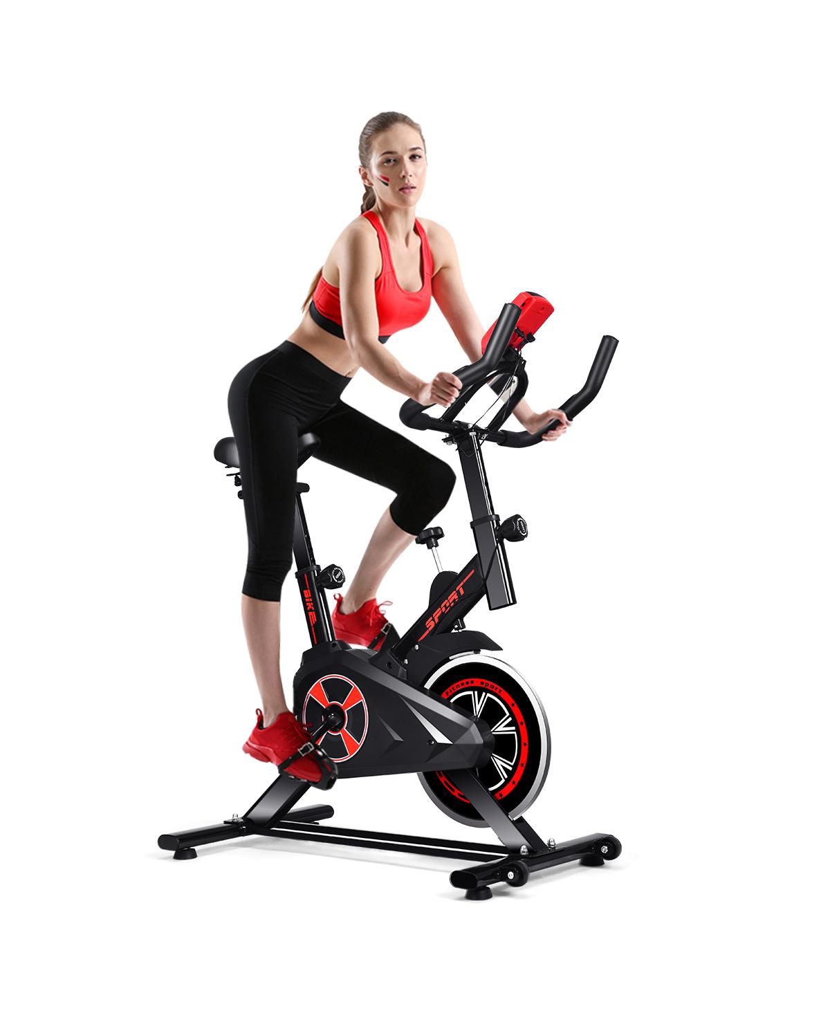 Click here for Costway Indoor Cycling Exercise Bike Gym Trainer F... prices