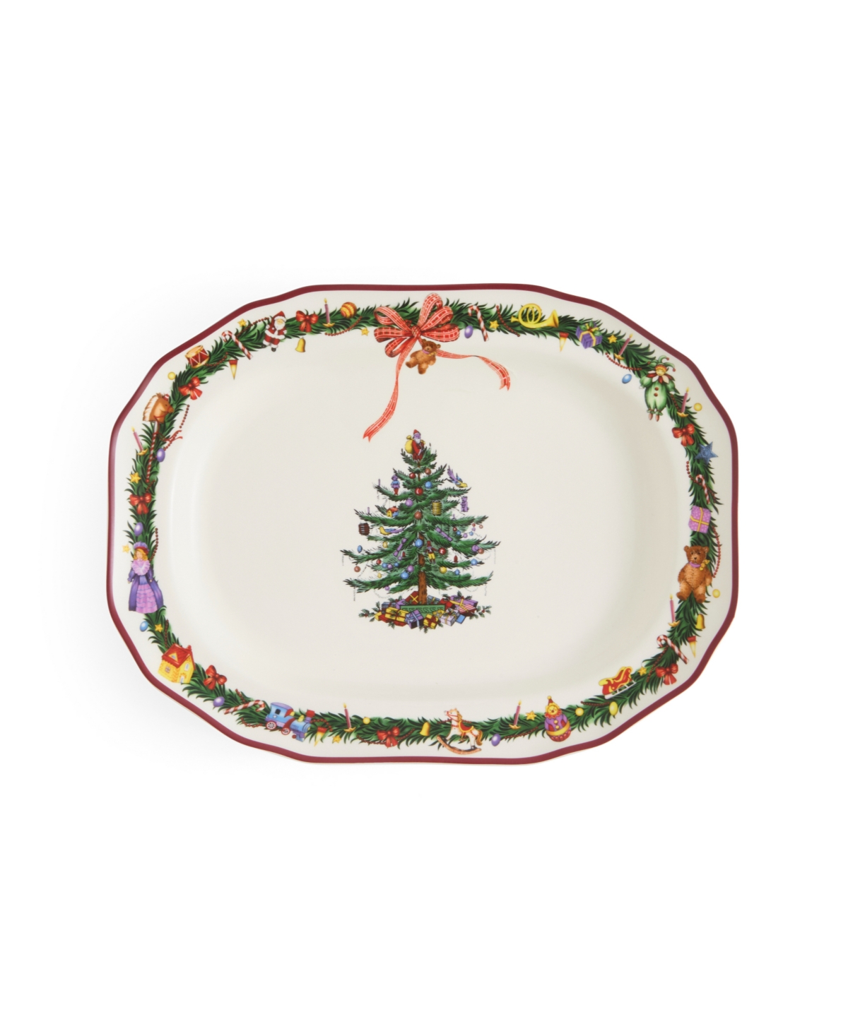 Click here for Spode Christmas Memories Rectangular Platter - Mut... prices
