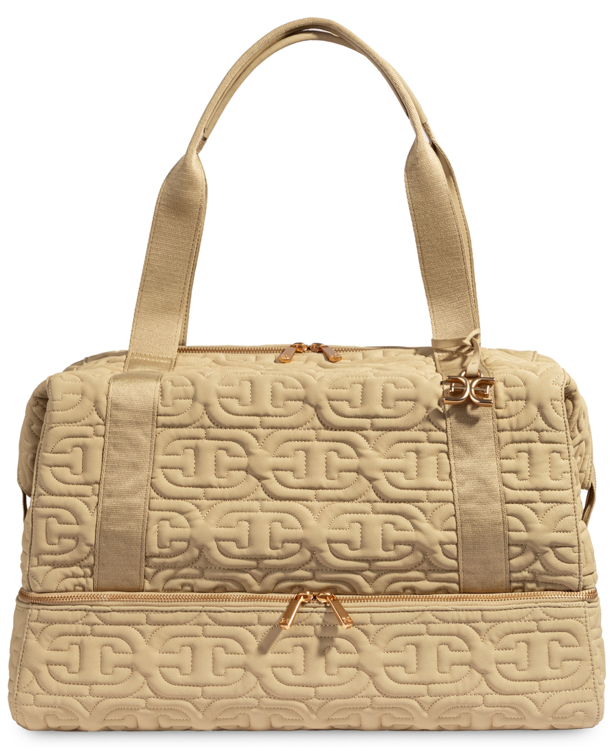 Click here for Sam Edelman Ethyl Extra-Large Quilted Weekender Ha... prices