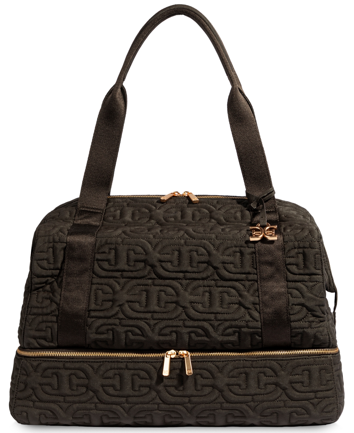 Click here for Sam Edelman Ethyl Extra-Large Quilted Weekender Ha... prices