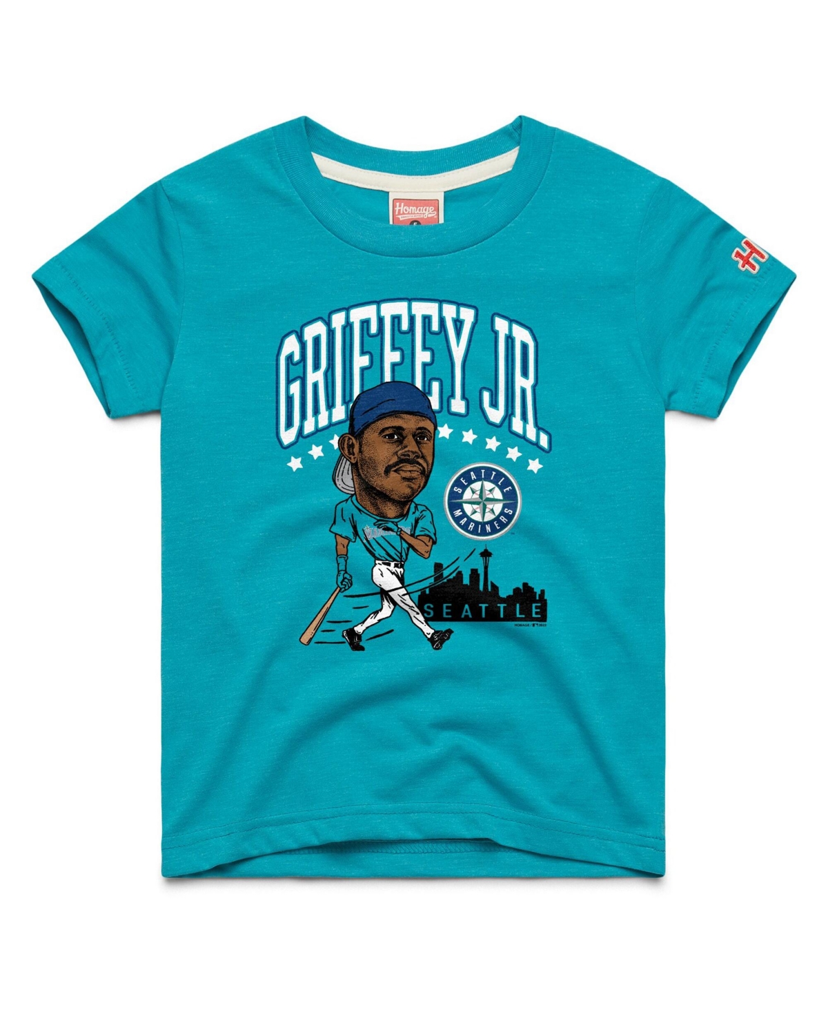 Click here for Homage Big Boys and Girls Ken Griffey Jr. Teal Sea... prices