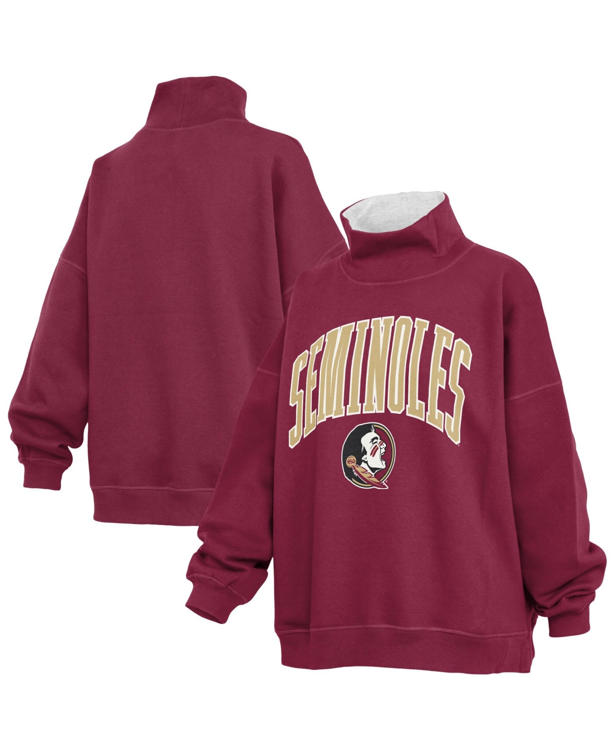 Click here for Pressbox Womens Garnet Florida State Seminoles Ove... prices