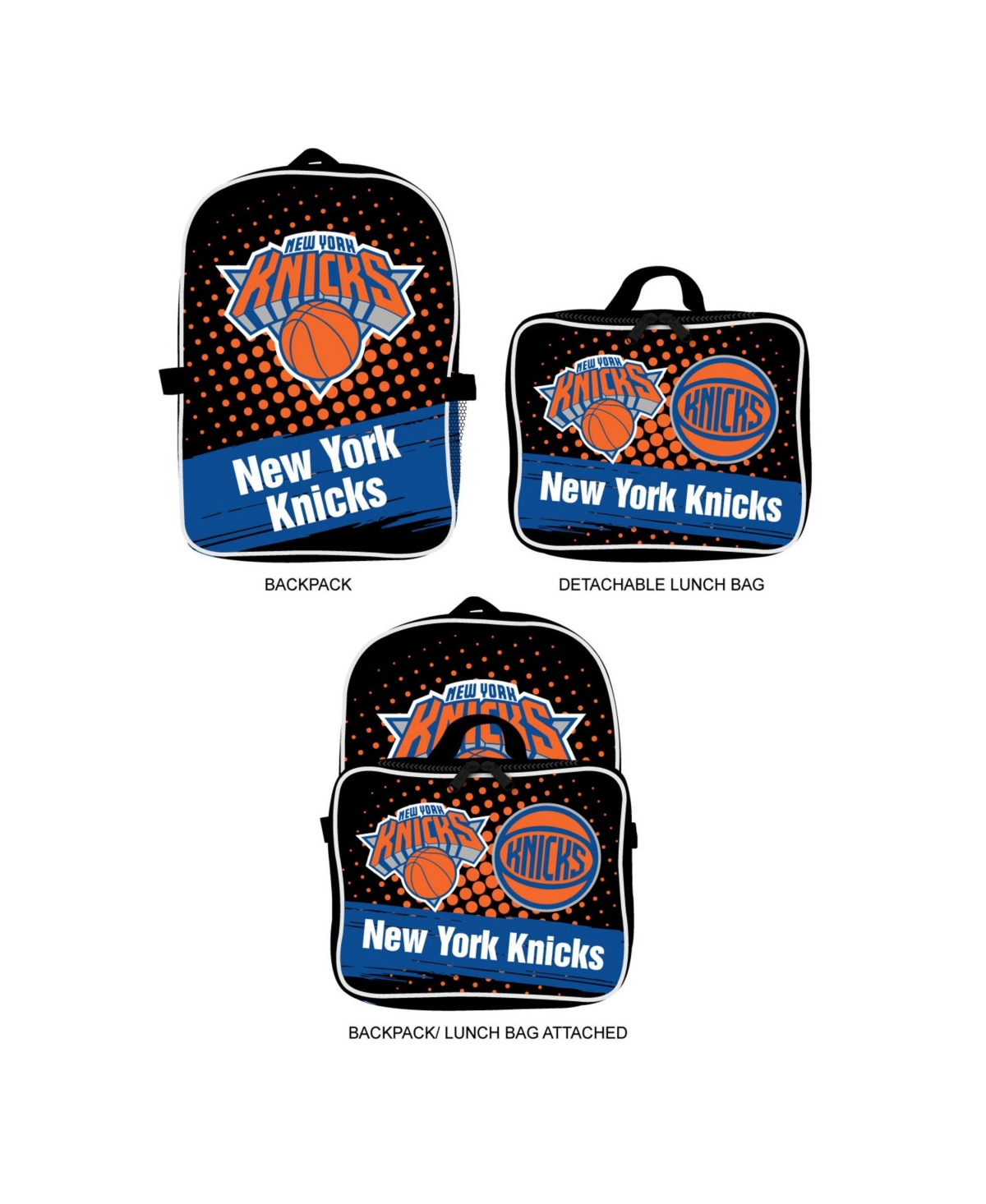 Click here for Mojo New York Knicks Backpack Lunch Box 2-Piece Se... prices
