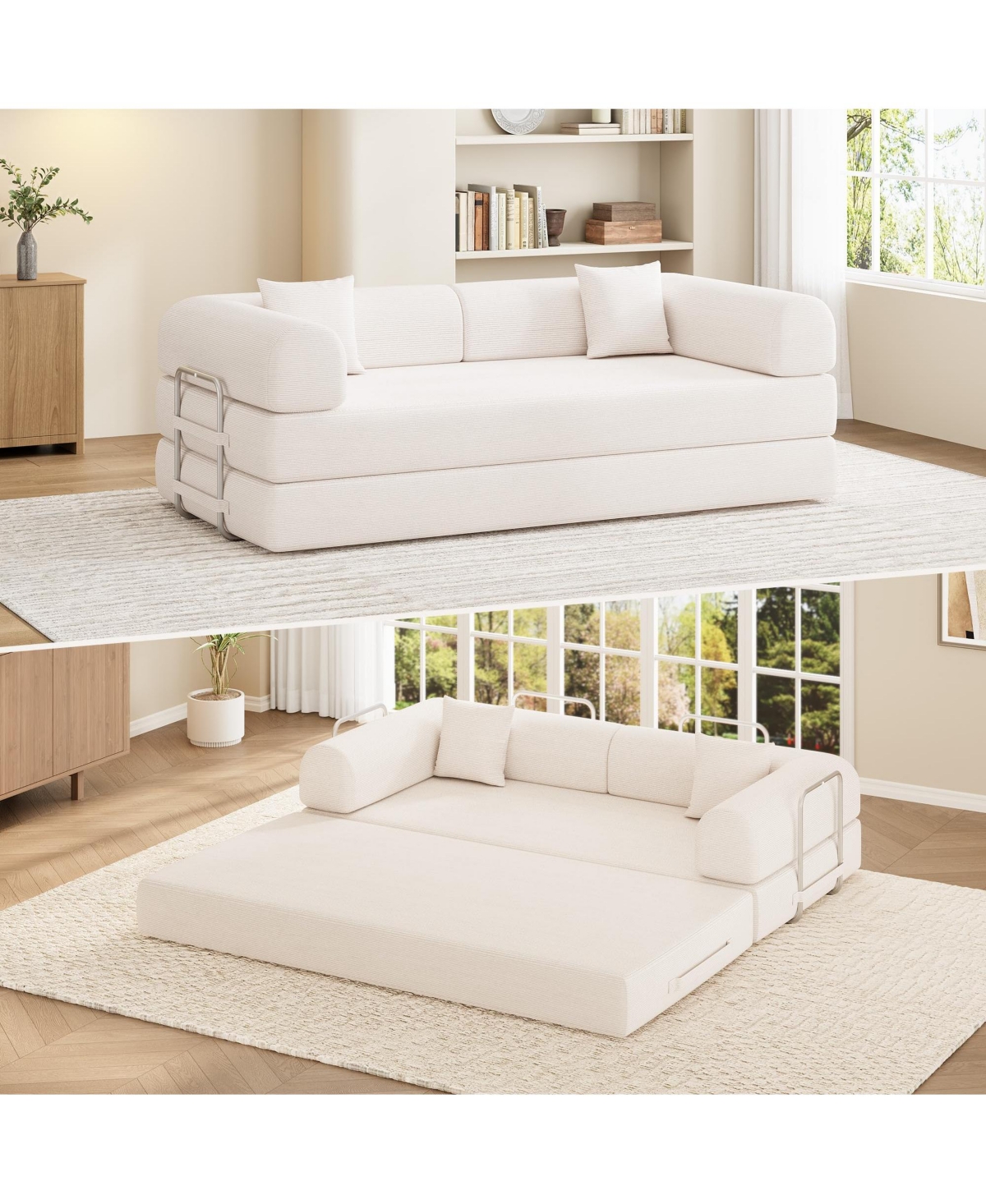 Click here for Gaomon 79 Convertible Sofa Bed  4-in-1 Frameless C... prices