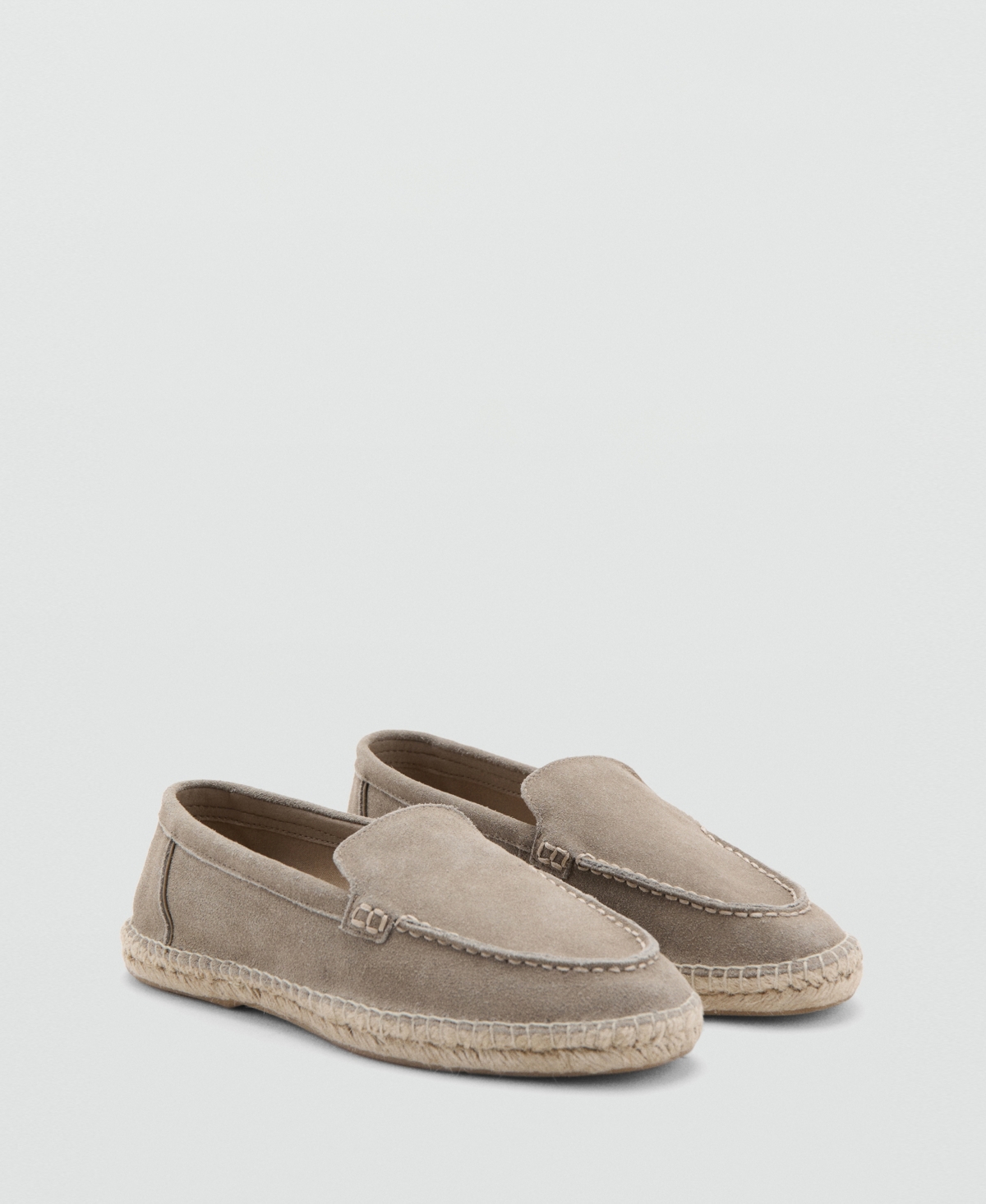 Click here for Mango Mens Jute Leather Shoes - Medium Brown prices