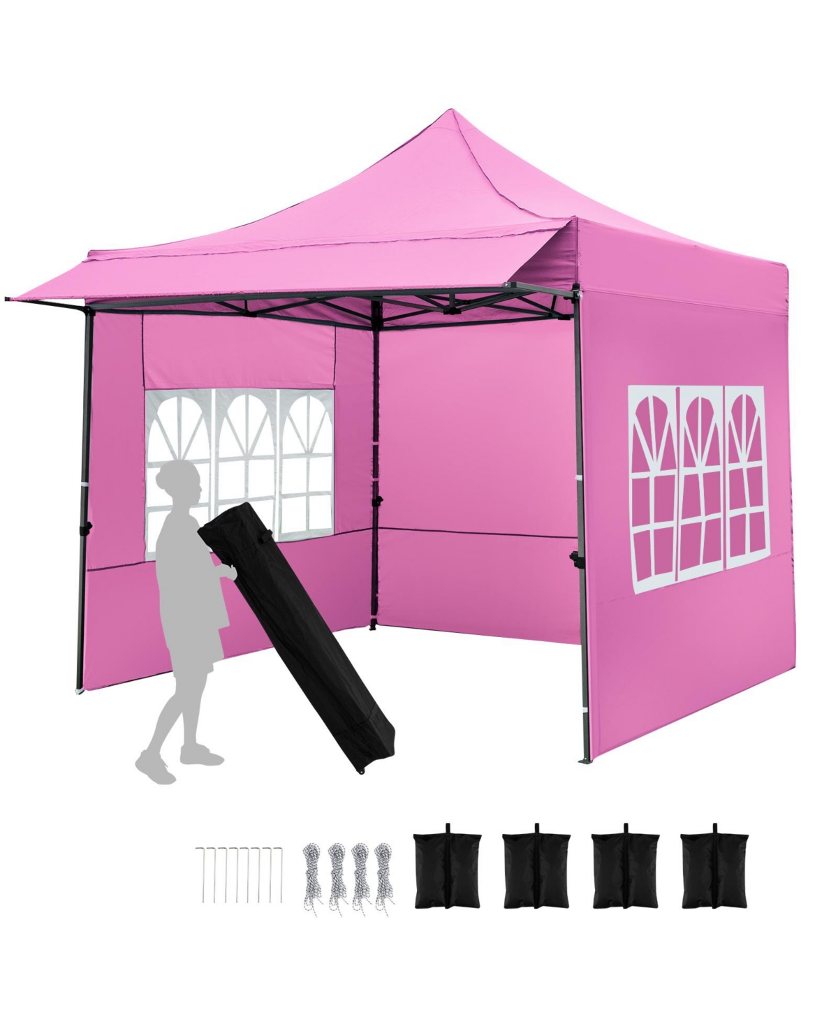 Click here for Mecale Pop-Up Canopy Tent with Sidewalls And Awnin... prices