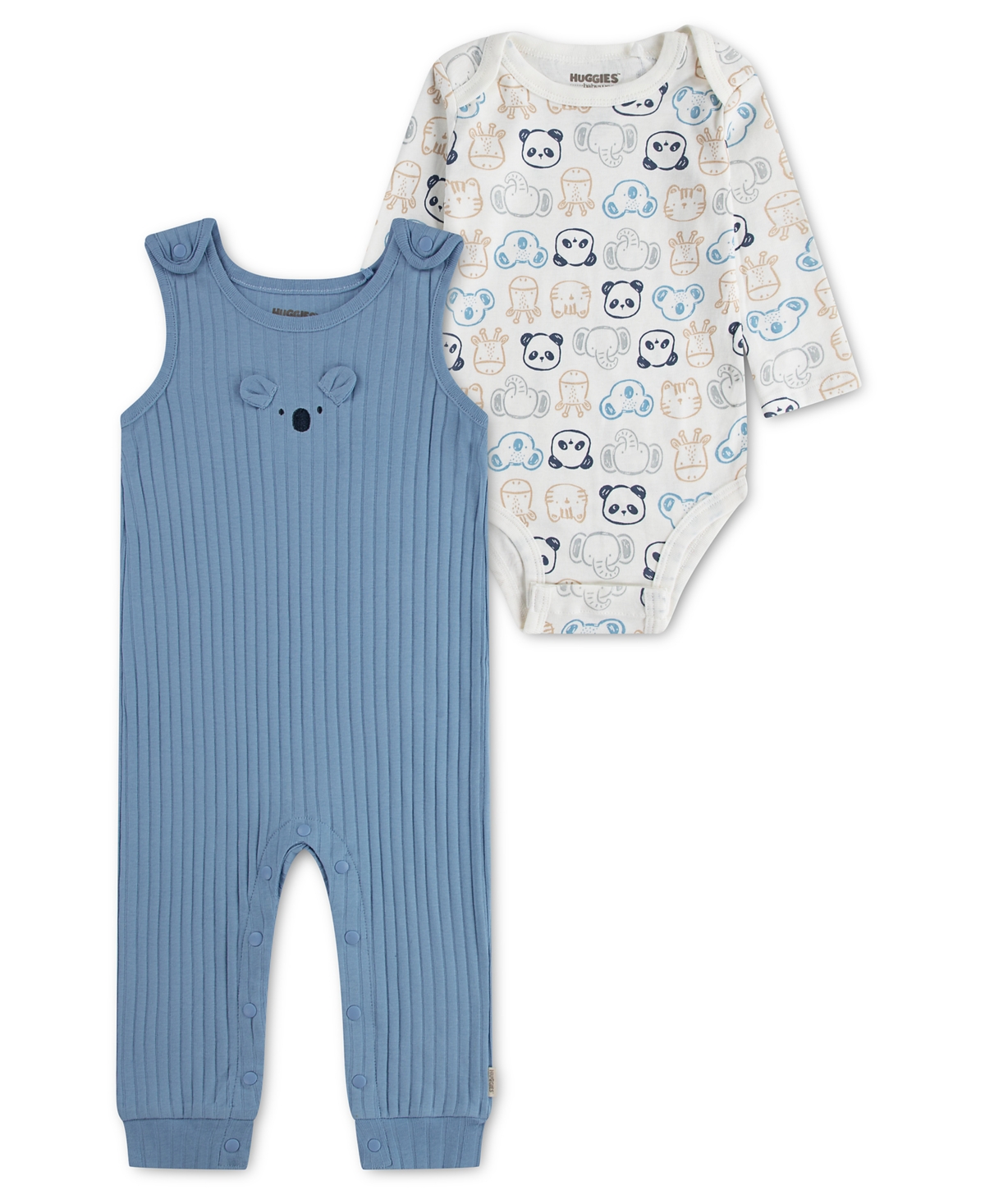 Click here for Huggies Baby Boys Sleeveless Overalls and Long-Sle... prices