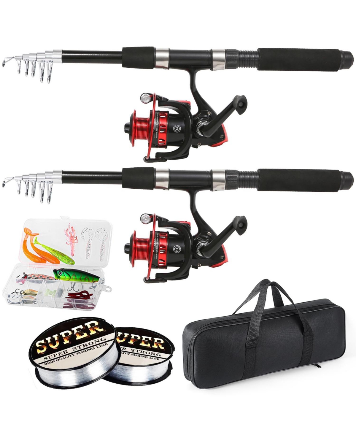 Click here for Aofar 6.9feet Fishing Rod Telescopic Carbon Fiber... prices