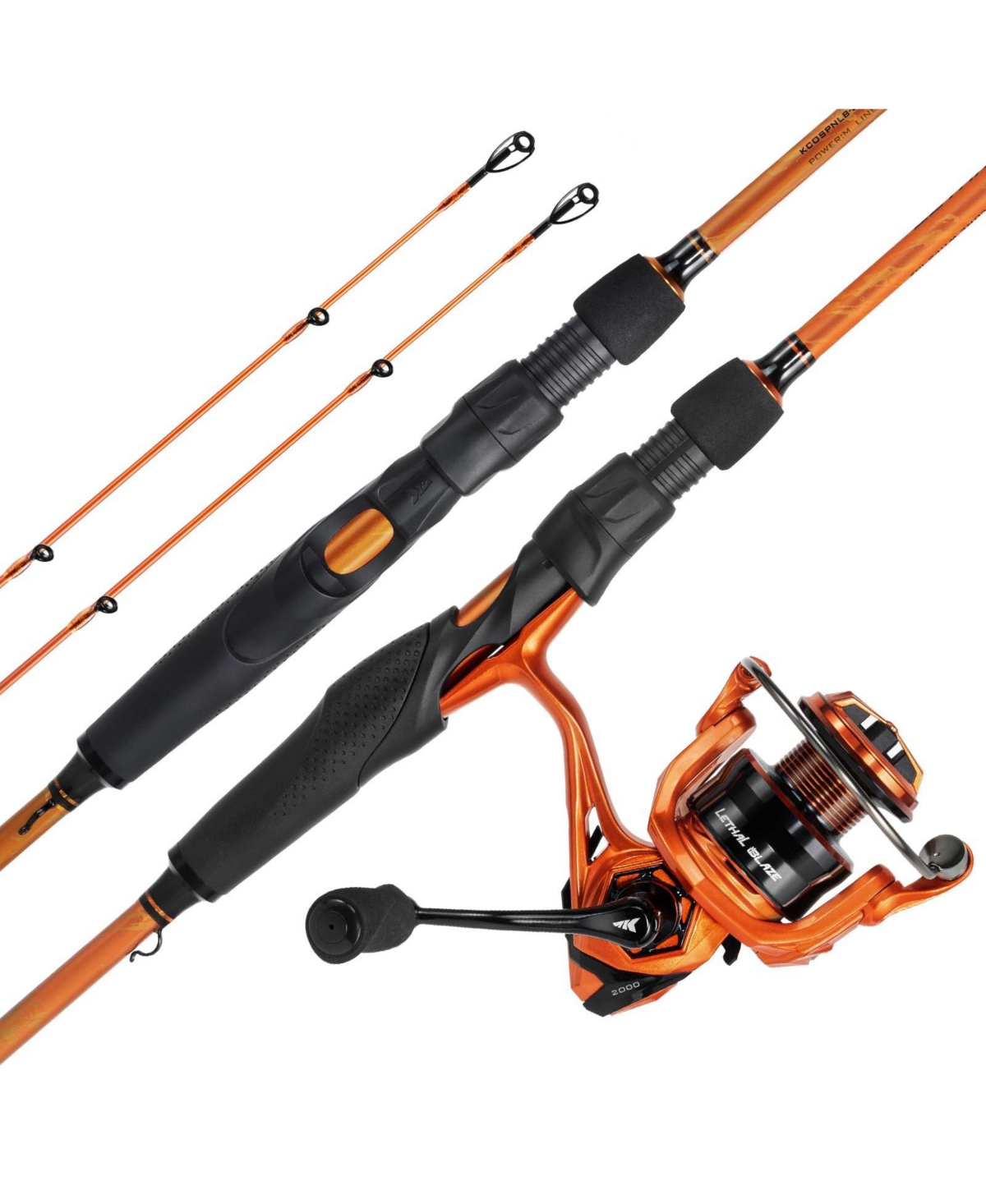 Click here for Aofar 62Lethal Blaze Fishing Rod Reel Combo Graphi... prices