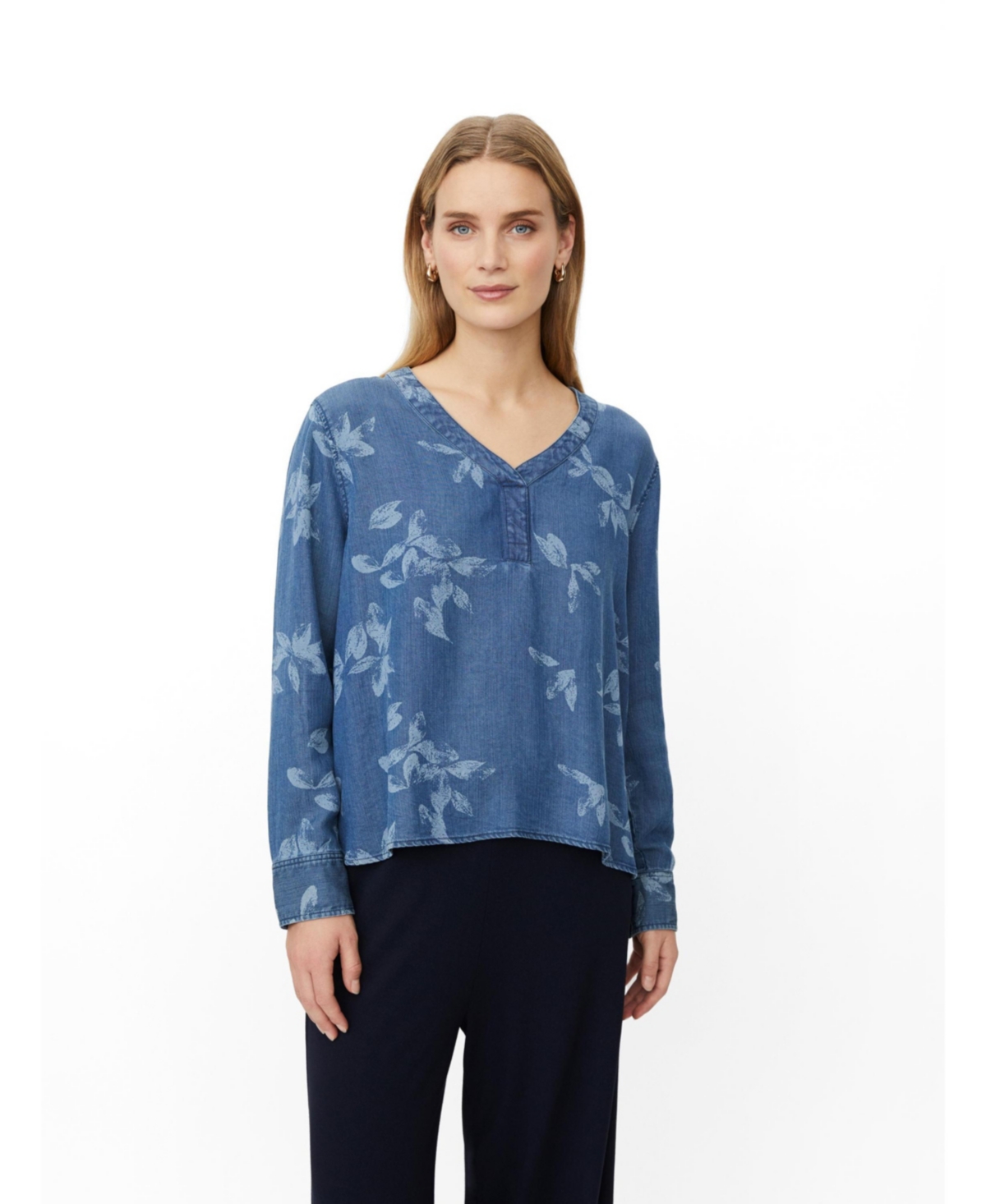 Click here for Masai Copenhagen Womens MaDariane Denim Floral Pri... prices